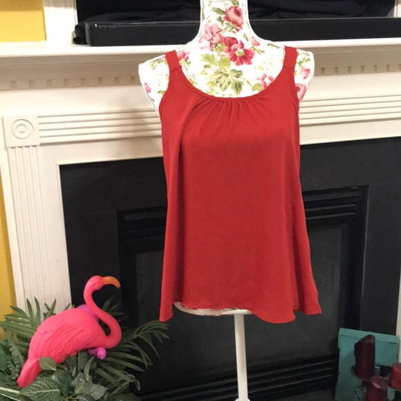 Jeans Warehouse | Tops | Jeans Warehouse Rust Tank Top | Poshmark